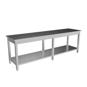 24" Wide Stainless Steel Countertop with Frame - Inter Dyne Systems